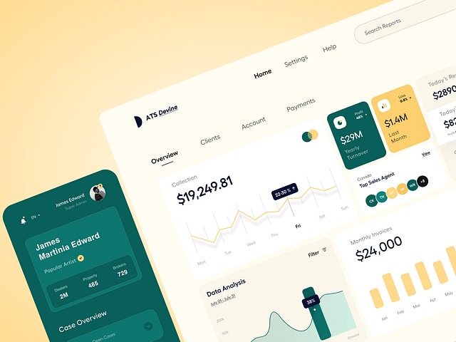 Browse thousands of Dashboard UI images for design inspiration | Dribbble