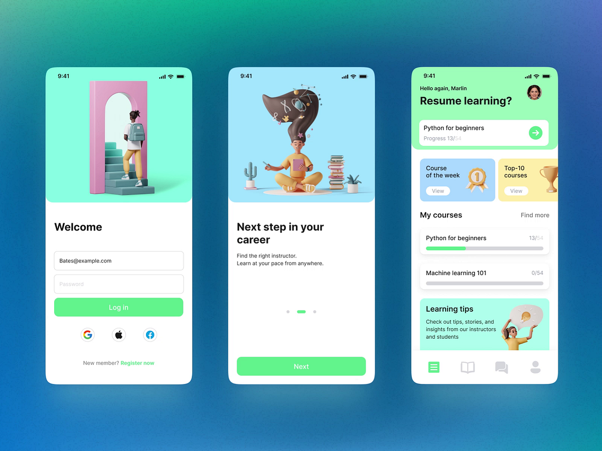 Browse thousands of App Tutorial images for design inspiration | Dribbble