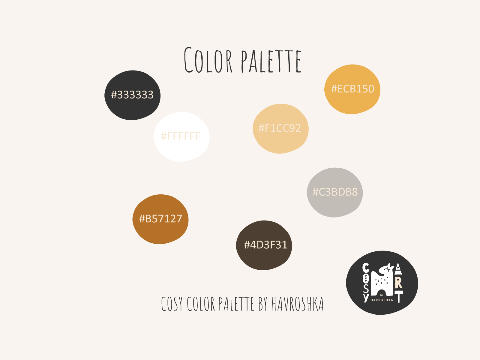 Cosy color palette by Havroshka by Elena ♥ Havroshka ♥ on Dribbble