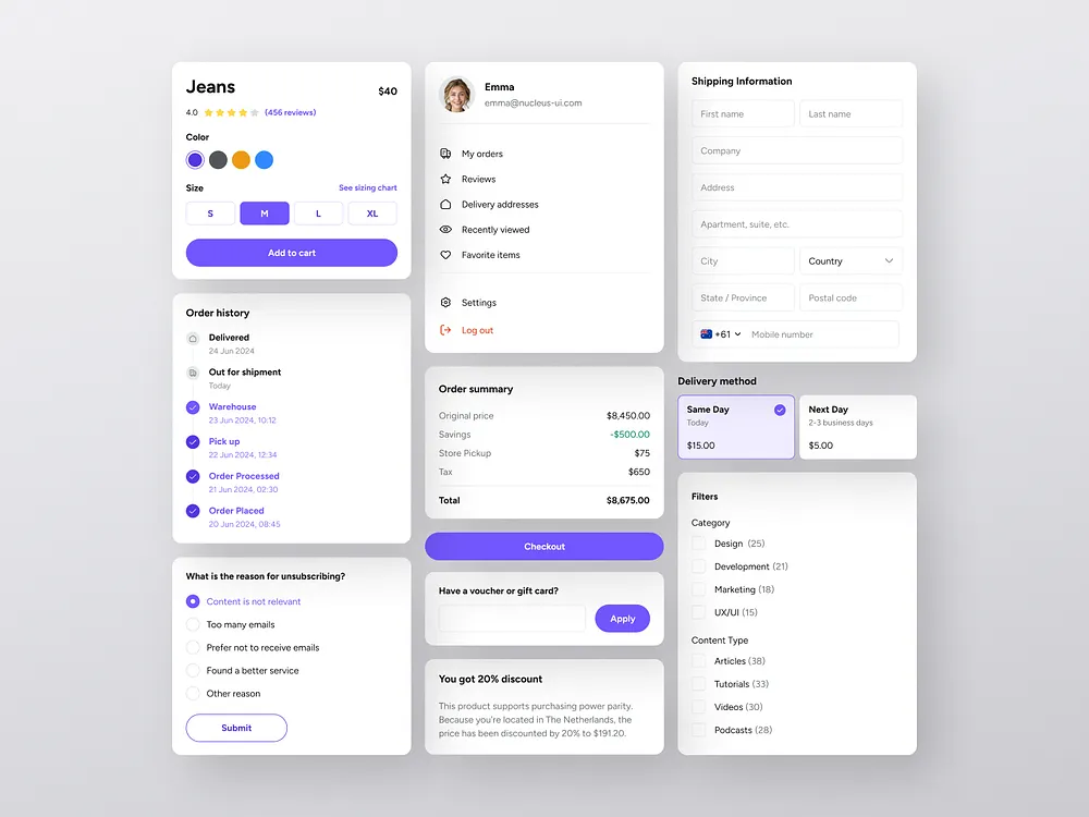Browse thousands of Address Form images for design inspiration | Dribbble