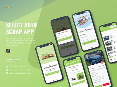 Select Auto Scrap by Satvir Singh on Dribbble