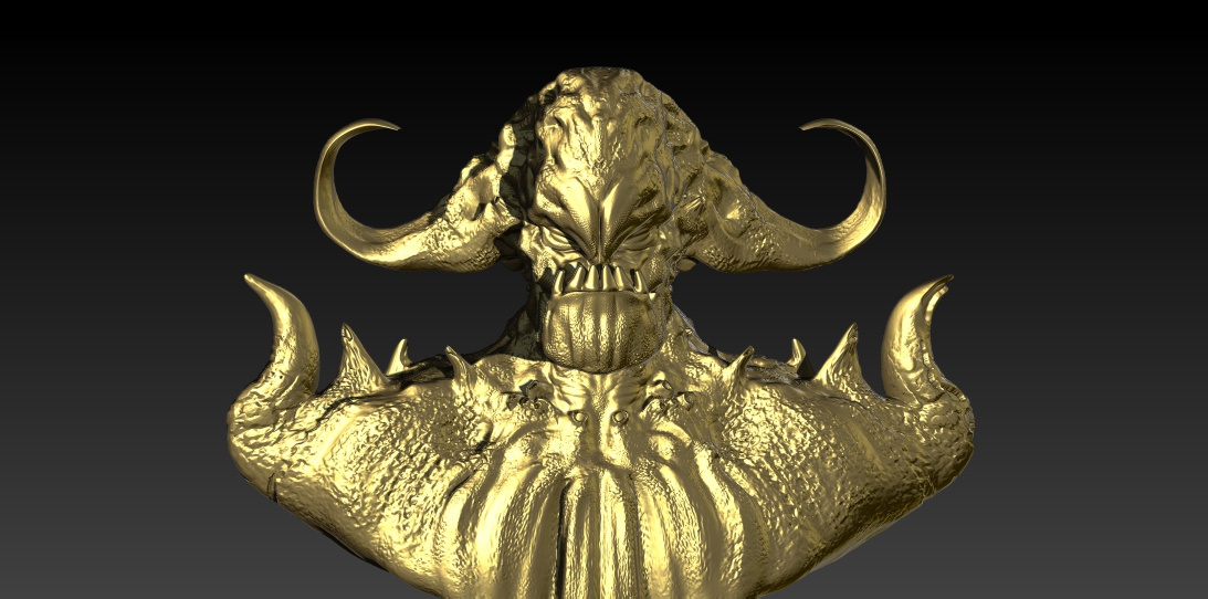 Golden Monster by Mari on Dribbble