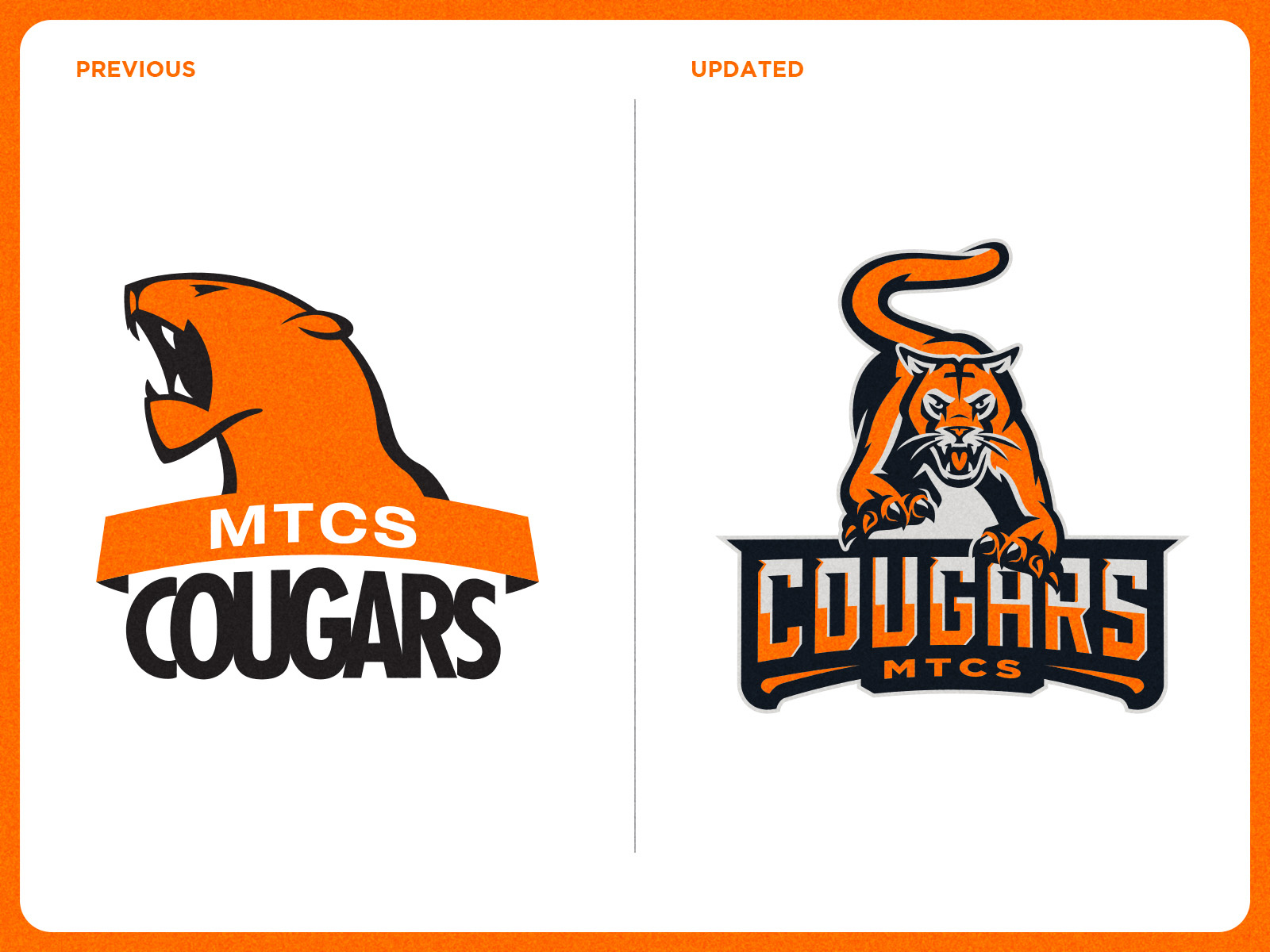 MTCS Cougars | Rebranding – 01 by Dan | Design Shark® on Dribbble