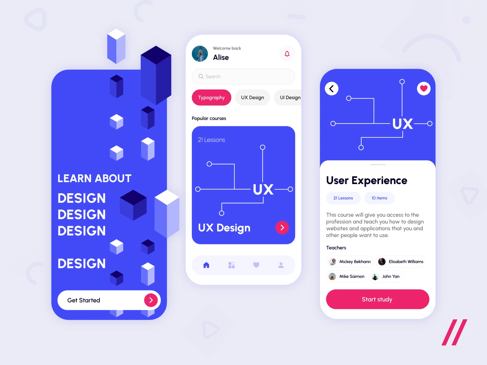 Education App by Kristina Taskaeva for Purrweb UI/UX Agency on Dribbble