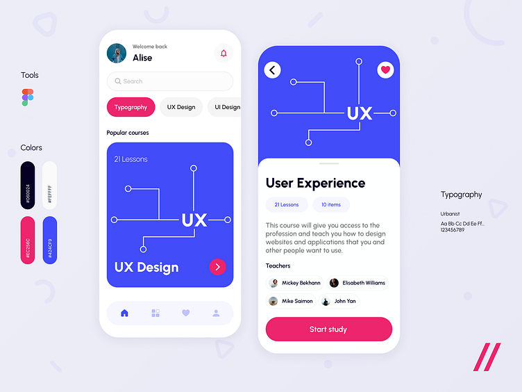 Education App by Kristina Taskaeva for Purrweb UI/UX Agency on Dribbble