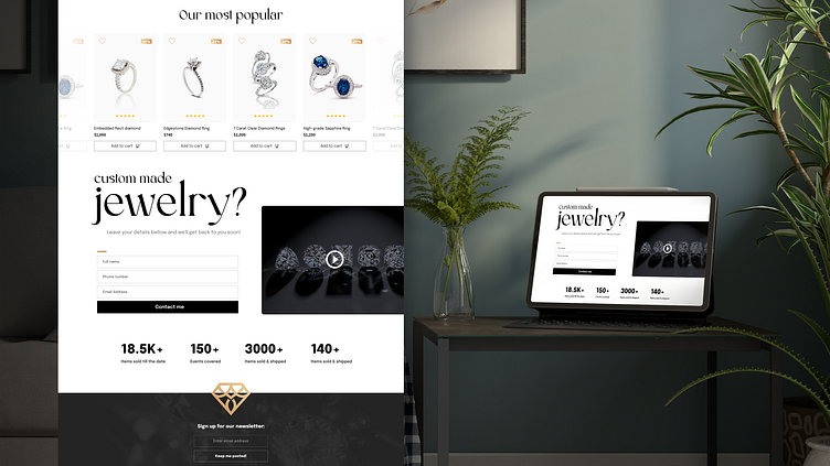 PARAGON | Jewelry business Branding + Website design by OnixDigital™ on ...