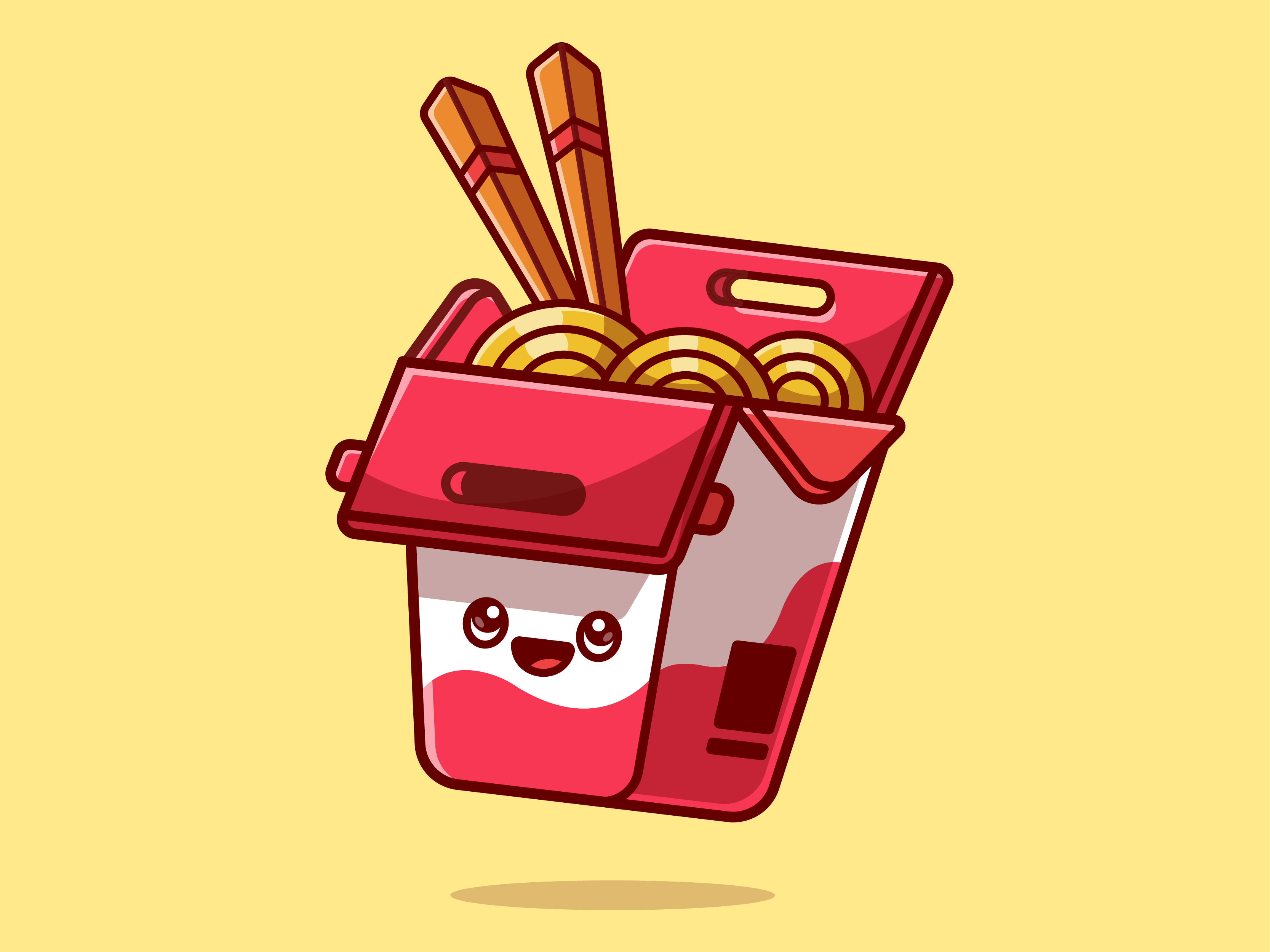 Food character🍔🍕🍩 by catalyst on Dribbble
