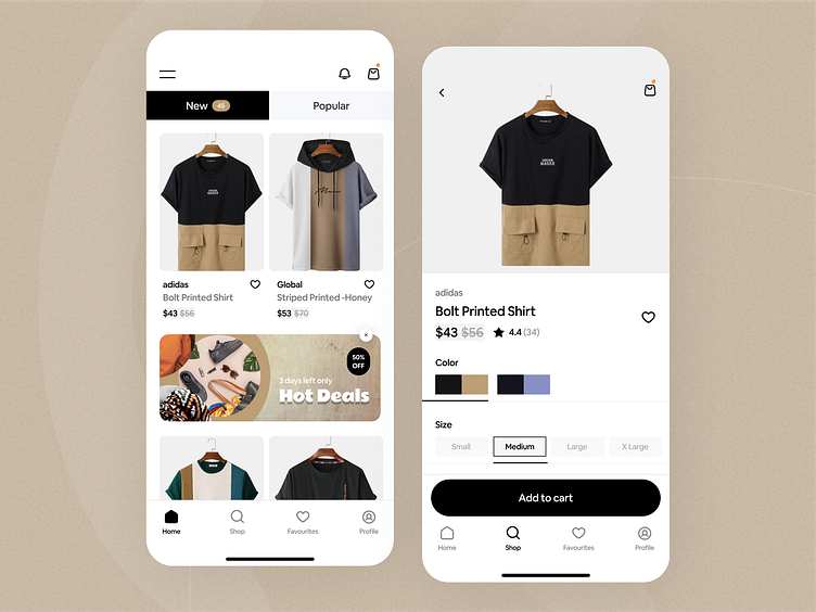 Fashion eCommerce App UI Design by uixamjad ️ on Dribbble