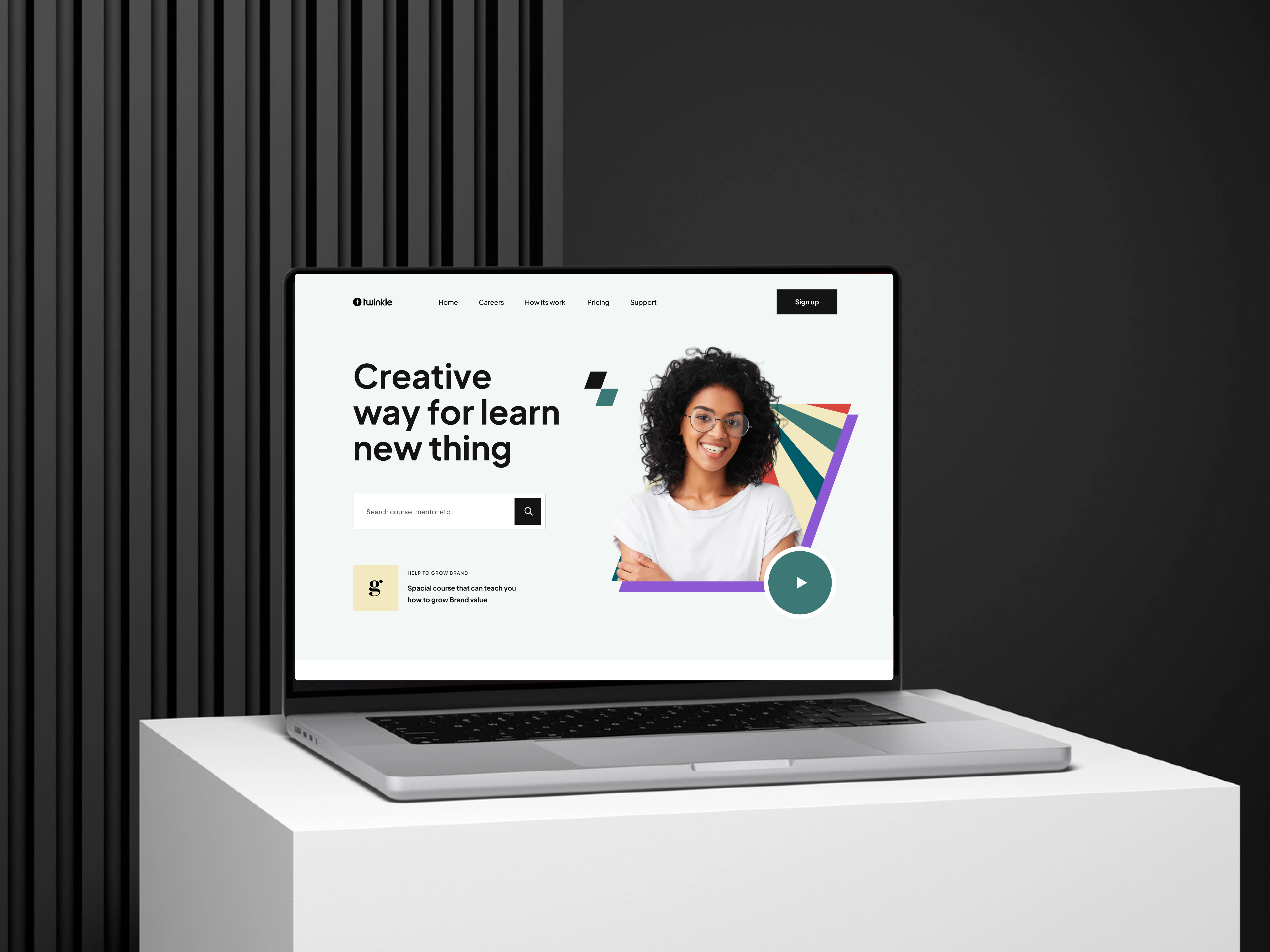 Twinkle | E-Learning Website Exploration ️🔥 by Twinkle on Dribbble