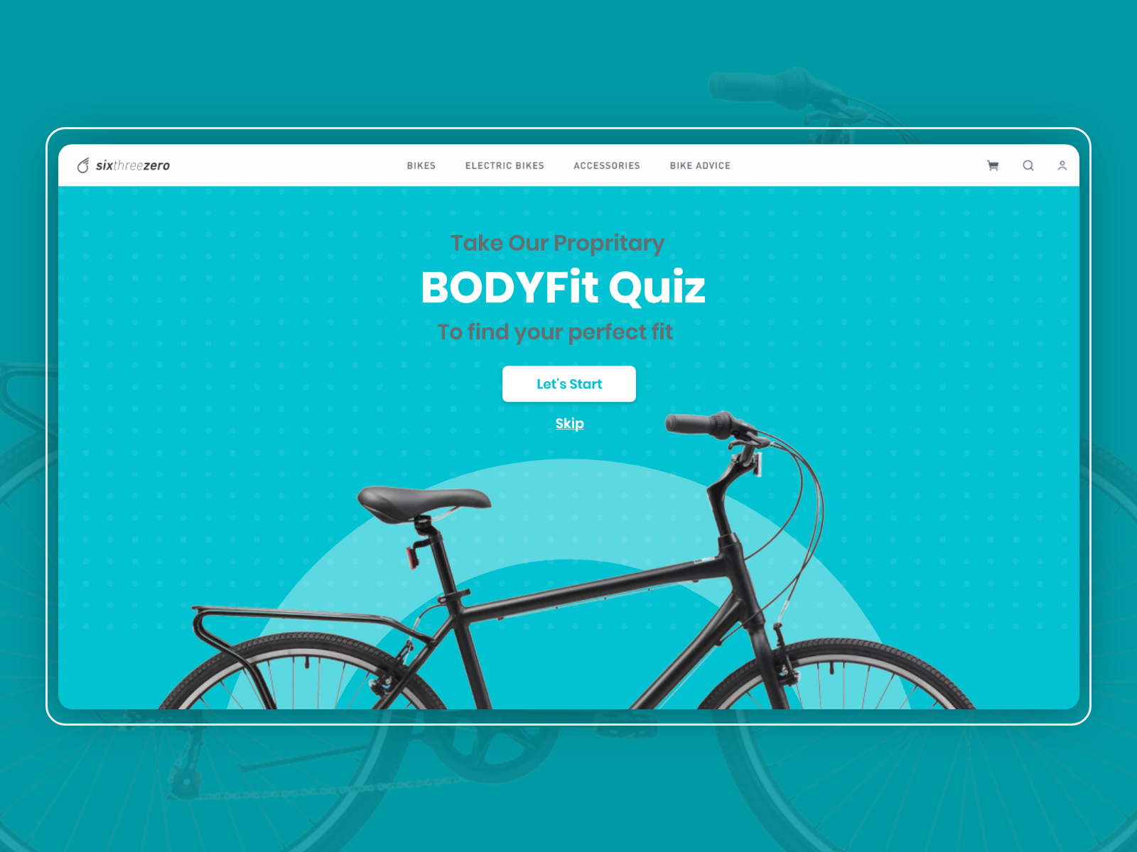Bodyfit Quiz (Cycle website) by Muhammad Farooq on Dribbble