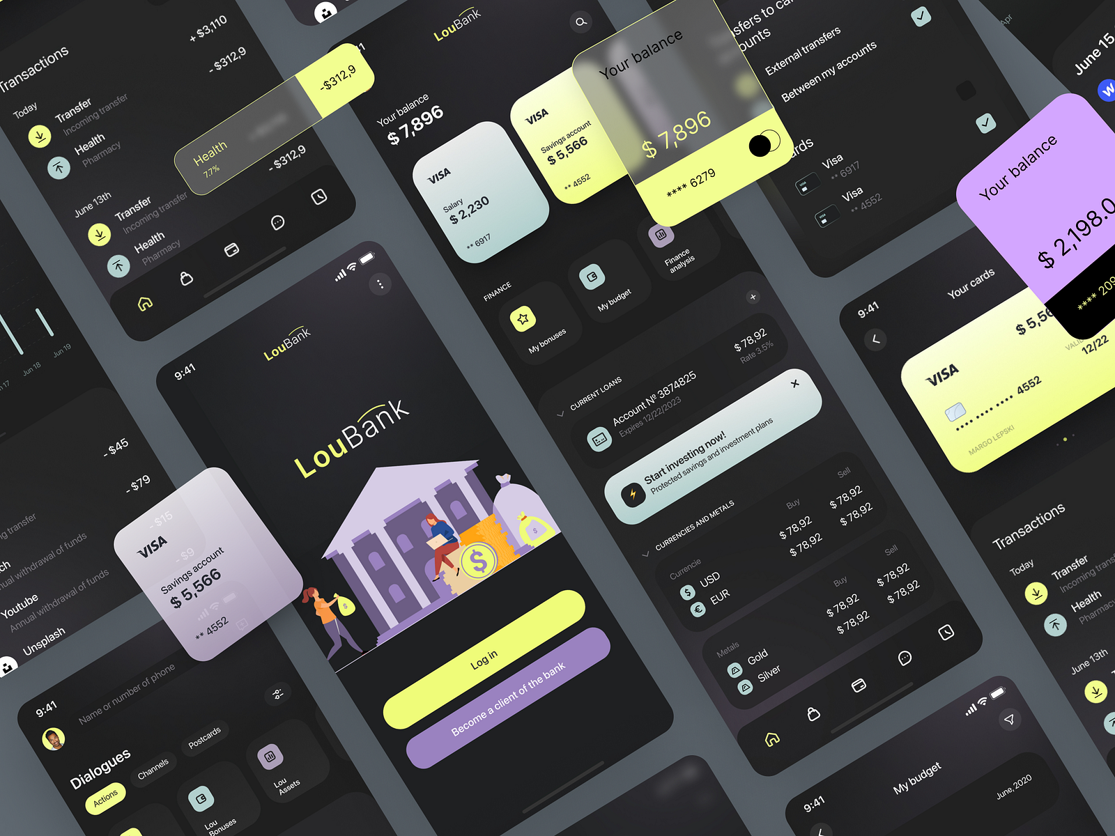 Banking App UI Design by Zee on Dribbble