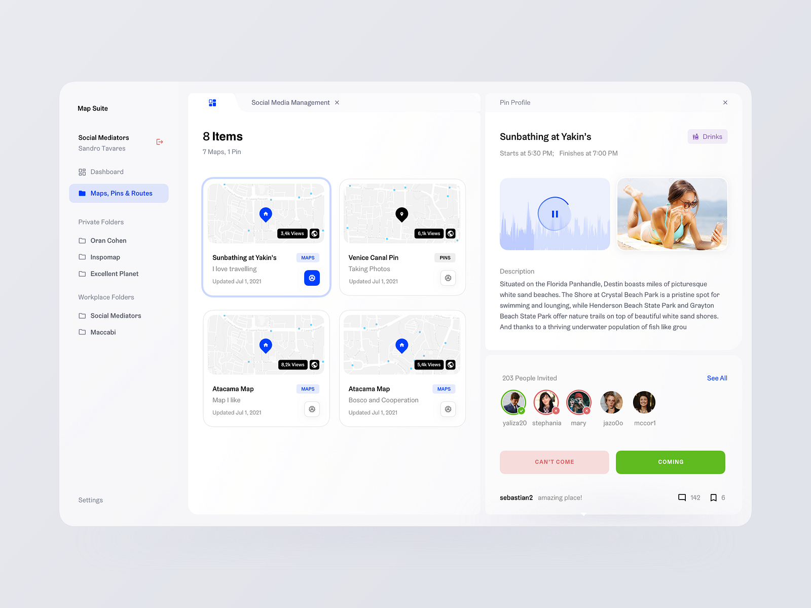 Map - web app by Josephine Wong | Dribbble