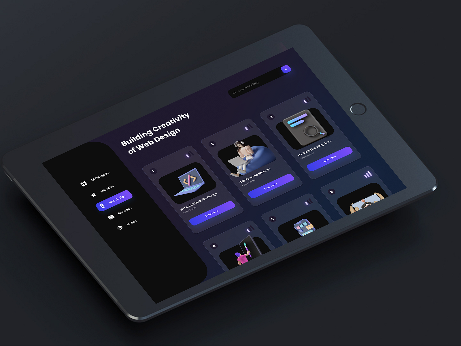Online course UI Design by Inkra Andini on Dribbble