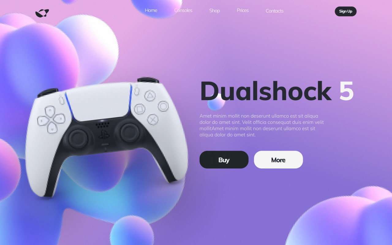 Playstation website by Александра Д. on Dribbble