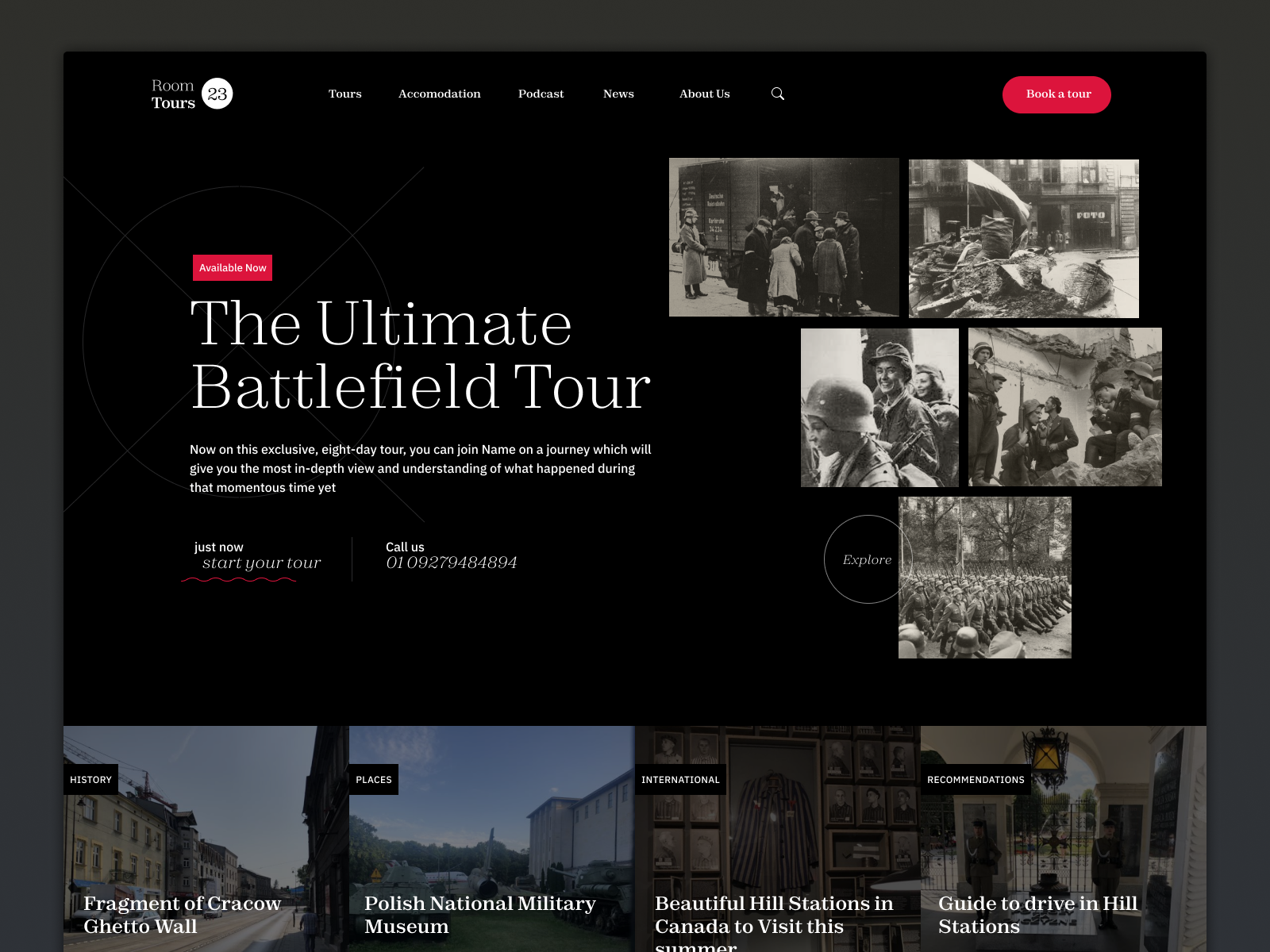 Web Design for Room Tours 23 by Sprezet on Dribbble