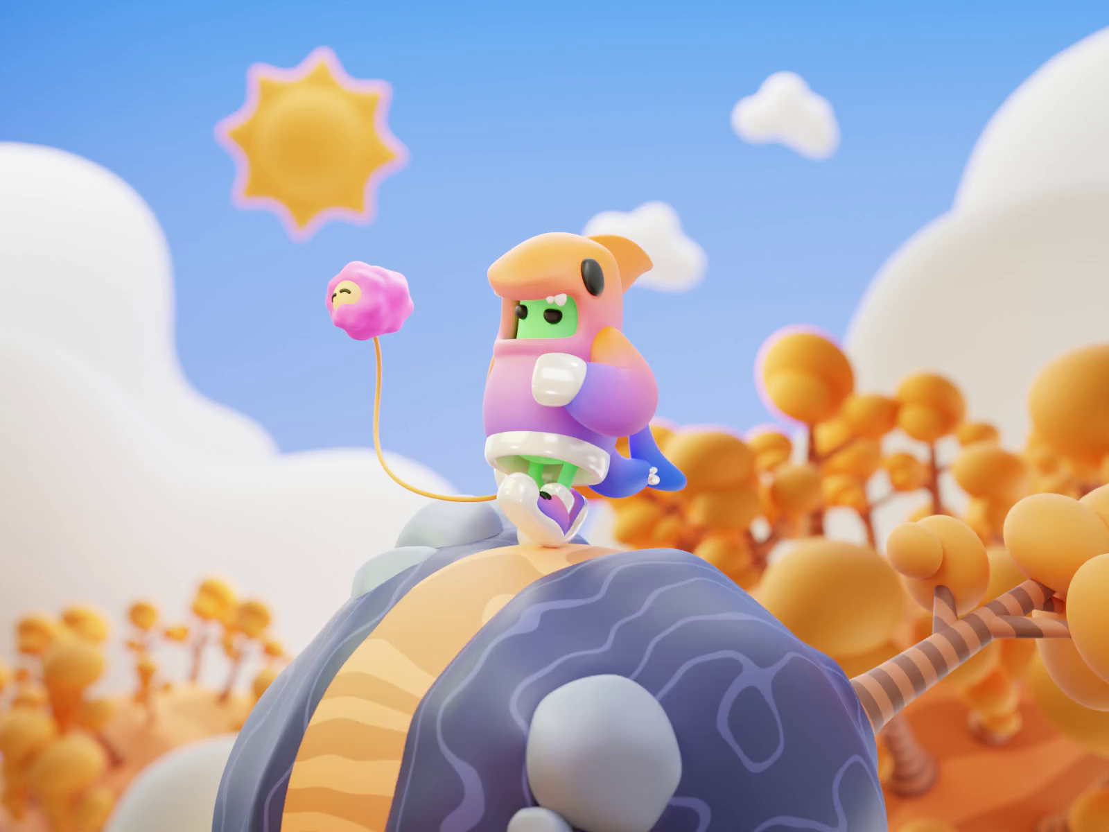 S-HARK Walking - 3D Animated Character by Kodox Magnum for Plainthing ...