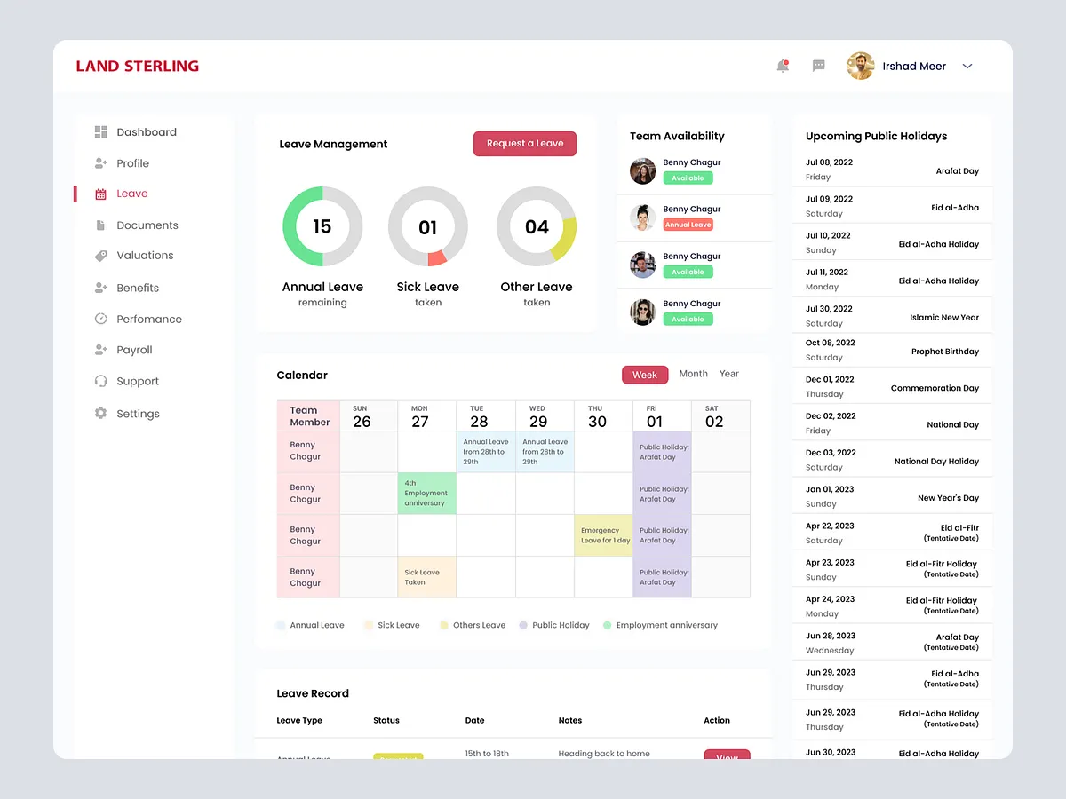 Leave Management designs, themes, templates and downloadable graphic ...