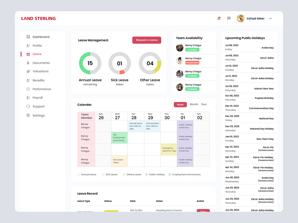 Leave Management designs, themes, templates and downloadable graphic ...