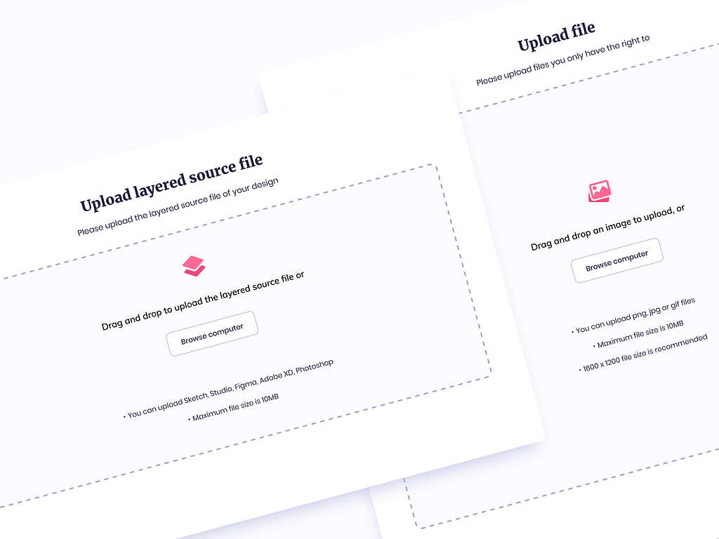 Upload Files UI Design by Ildiko Gaspar on Dribbble
