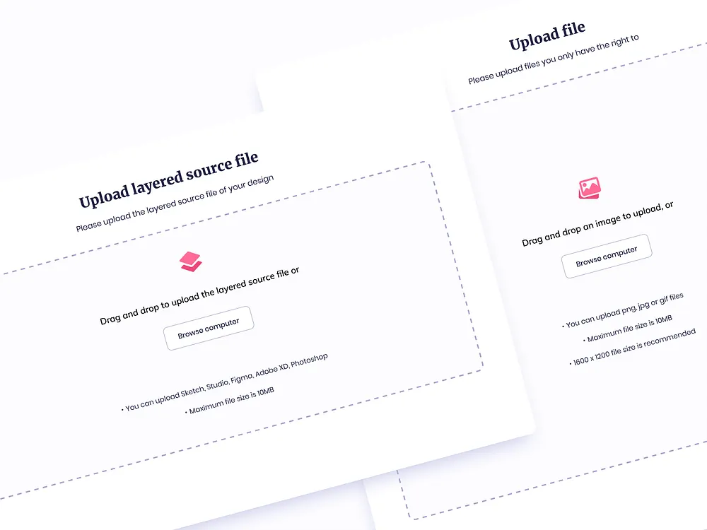 File Upload Ui Designs Themes Templates And Downloadable Graphic Elements On Dribbble
