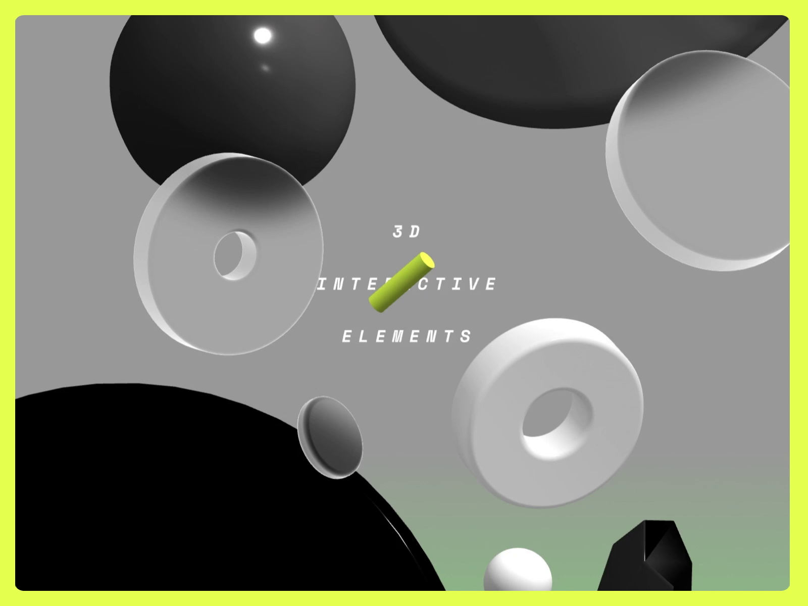 Interactive 3d elements by Wix Studio on Dribbble