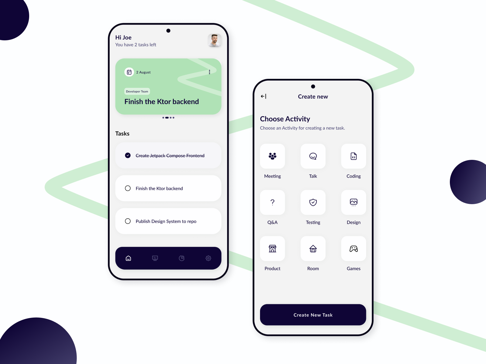 Mobile Task Manager Concept by UI Rocket Studio™ on Dribbble