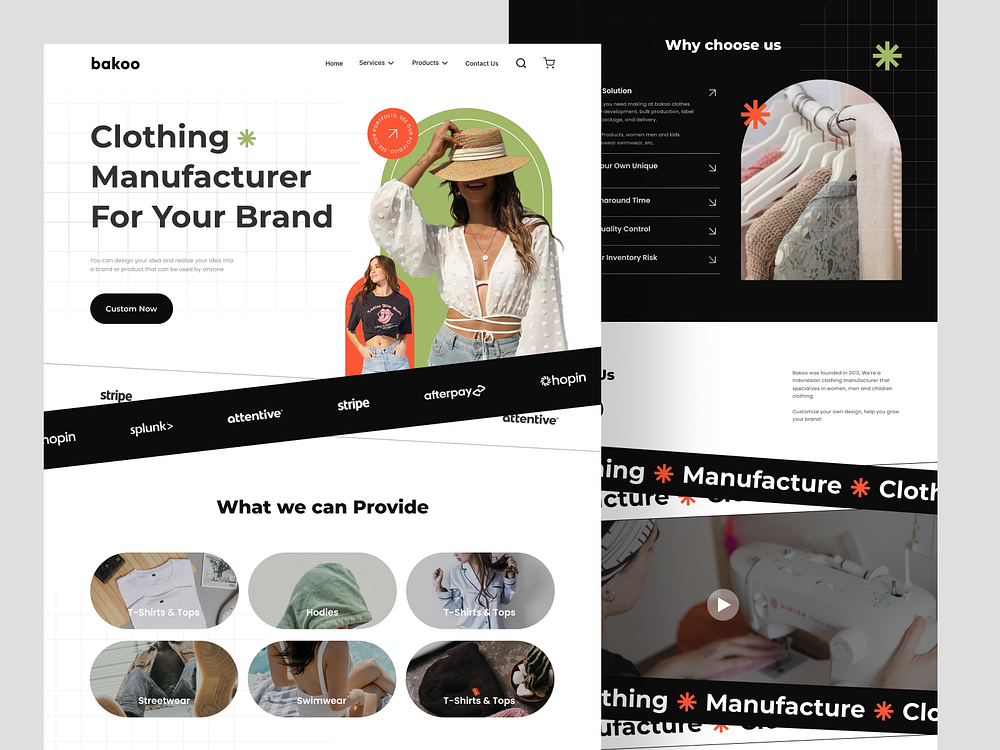 Clothing Website designs, themes, templates and downloadable graphic ...