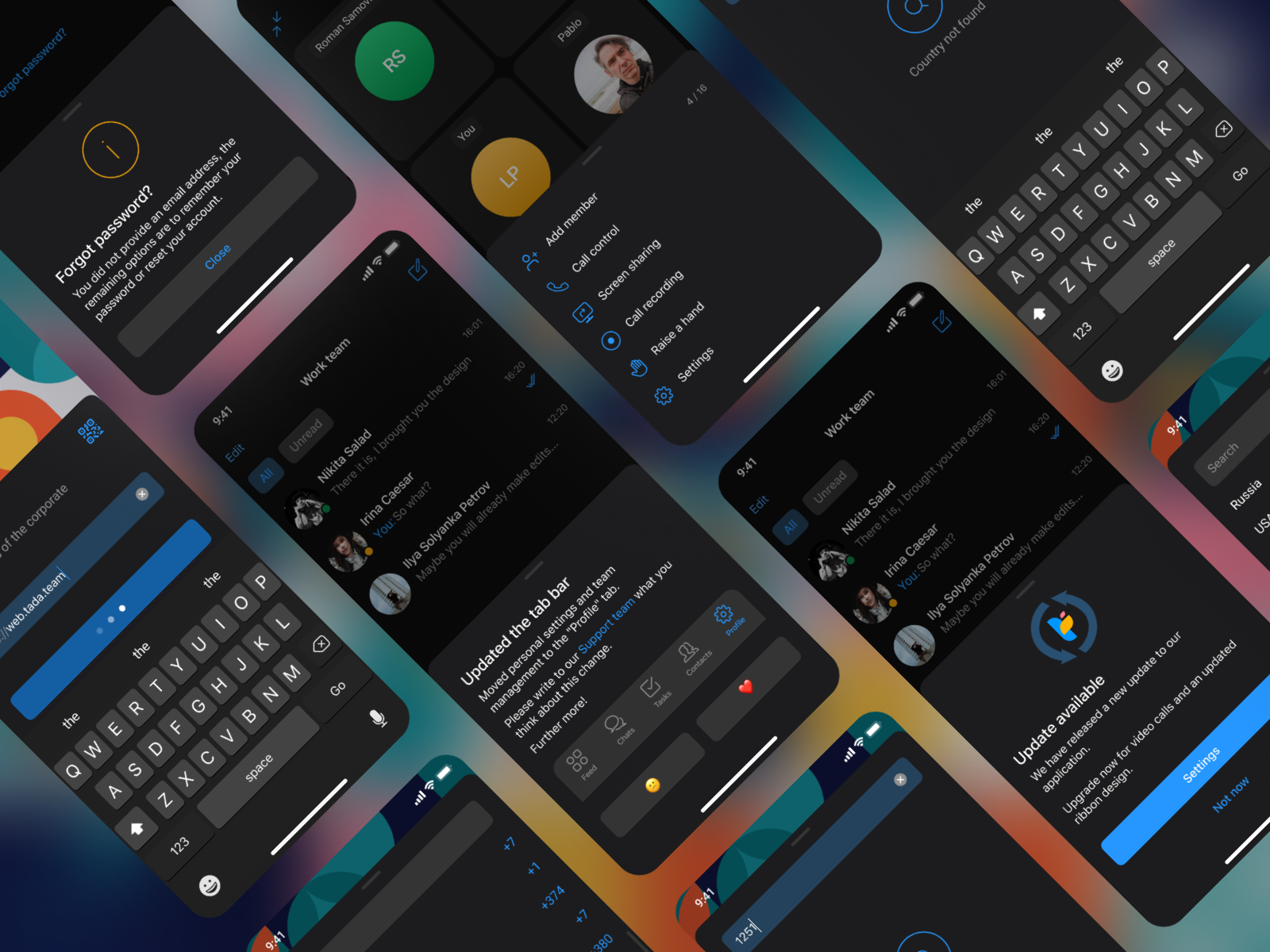 Modals sheets | tada.team by Nik Sorochinskii on Dribbble