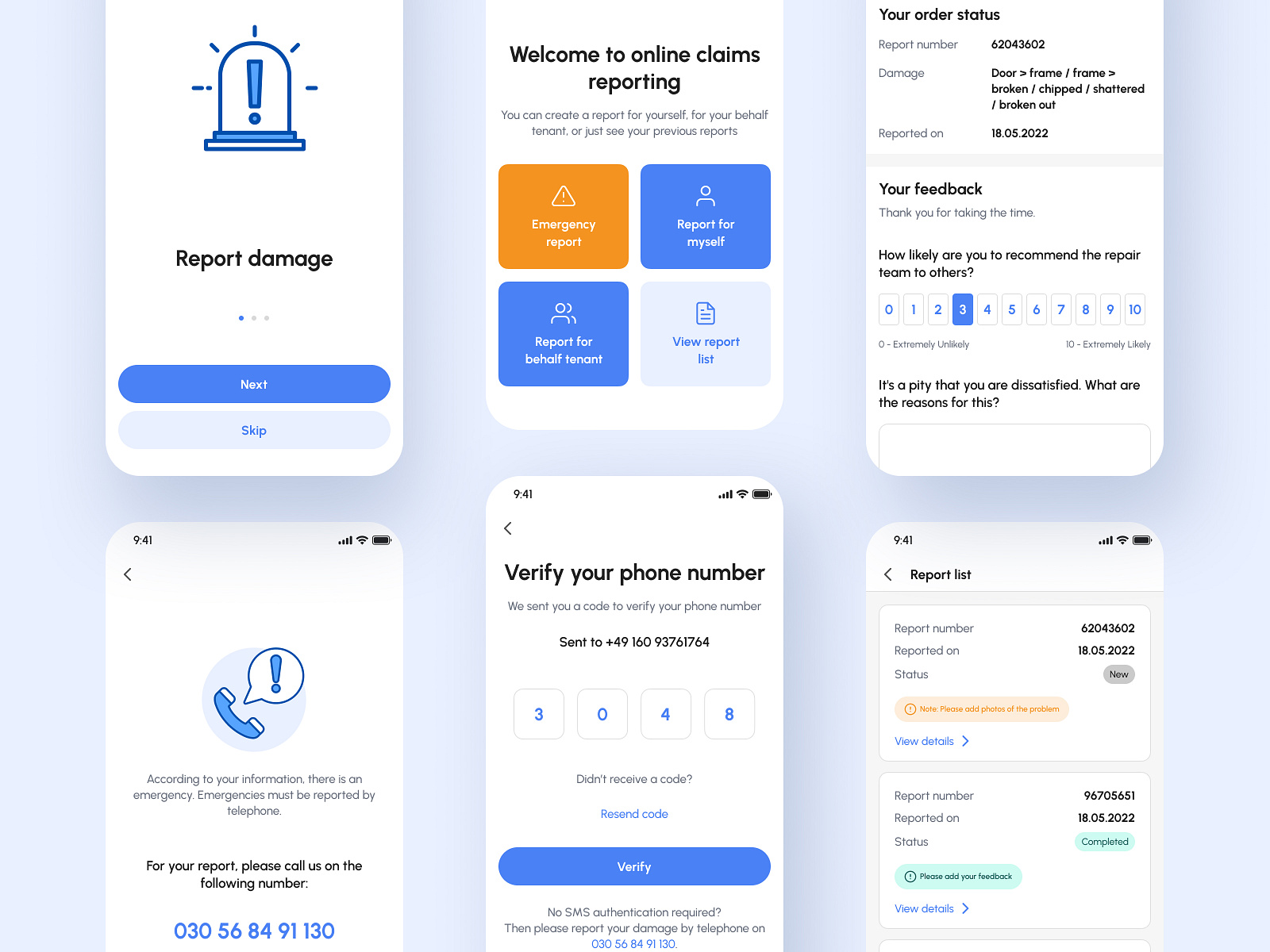 Damage Report app by Igor Kutenkov for TRIARE on Dribbble