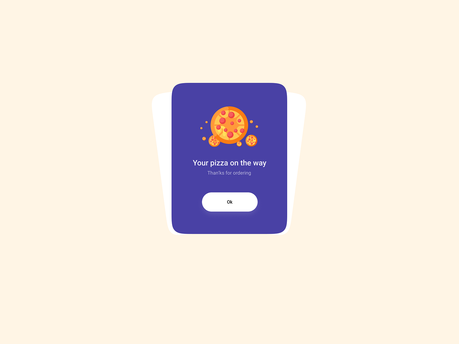 Pop-up UI component by Boburkhon on Dribbble