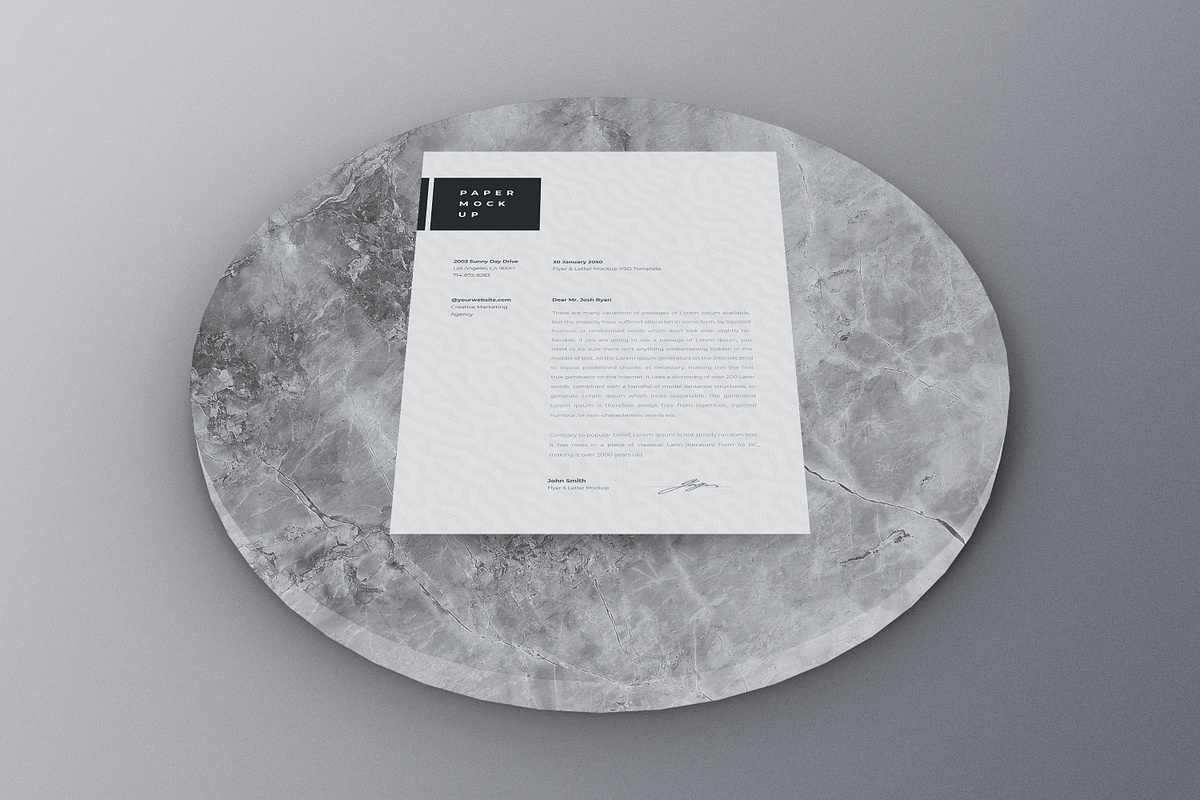 A4 Paper Mockup by Ahmed Hamdy on Dribbble