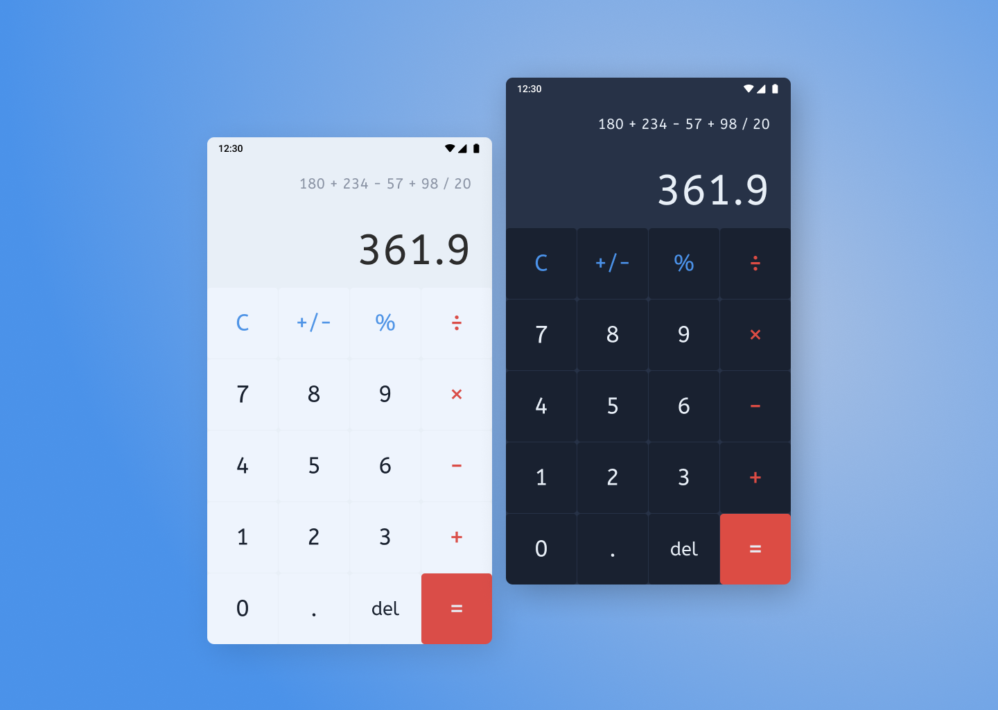 Daily UI Day 4 - Calculator by Maria Gracia Acogido on Dribbble