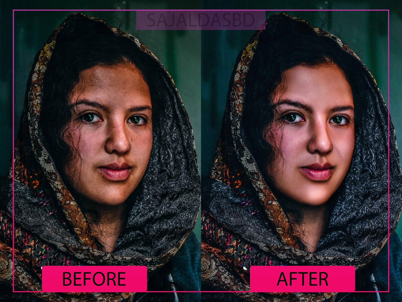 Skin Retouch by Sajal Das on Dribbble