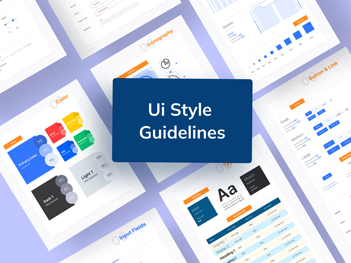 Browse thousands of Style Guide images for design inspiration | Dribbble