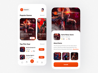 Game Store App by HR Rumen on Dribbble