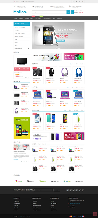 Responsive Ecommerce Template designs, themes, templates and ...