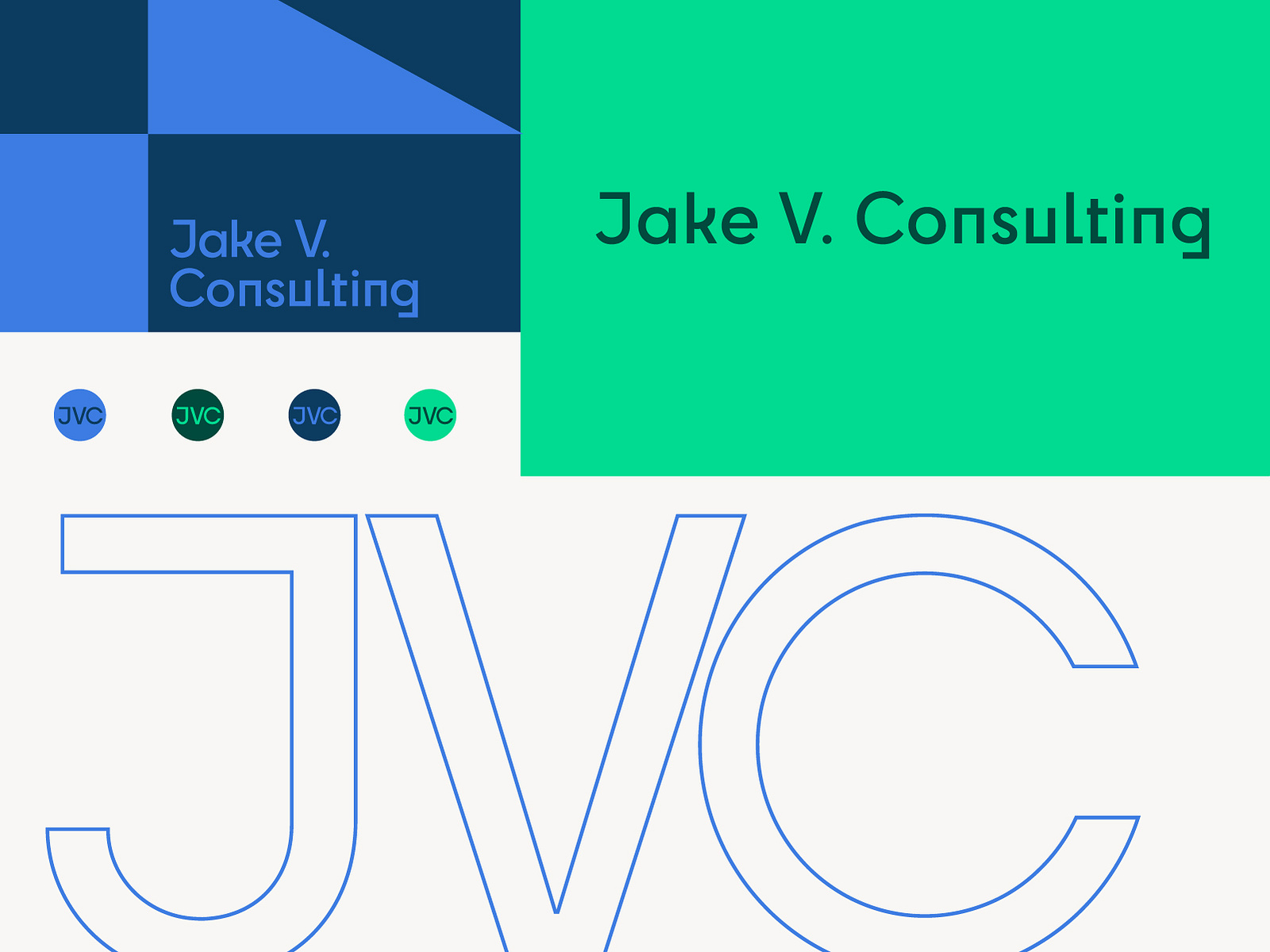 Jake V. Consulting Brand Identity by Noah Kinney - Kinney Design ...