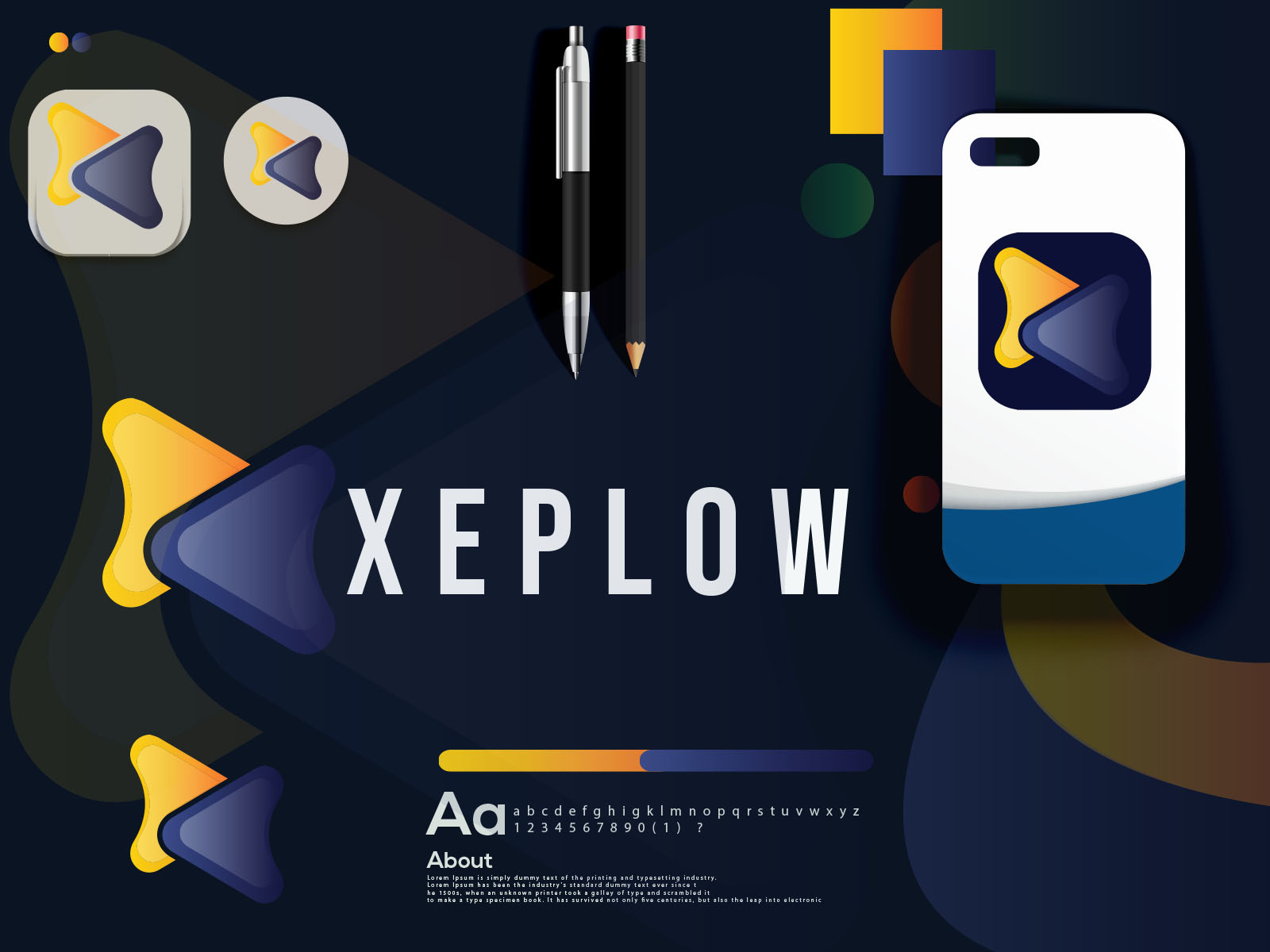 x modern letter logo design by Freelancer Tanbir on Dribbble