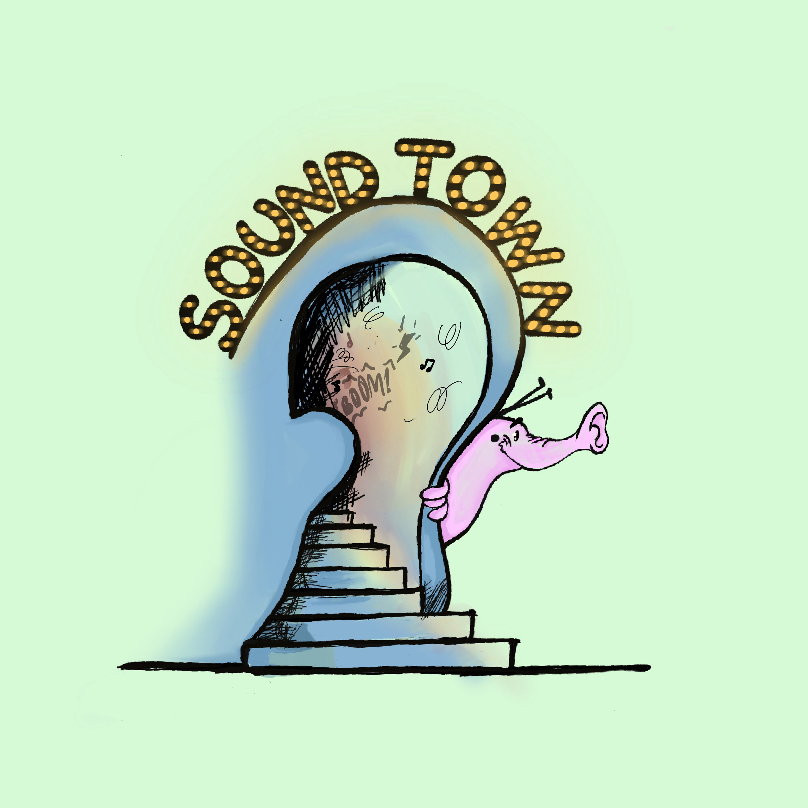 Welcome to Sound Town by Gugli on Dribbble