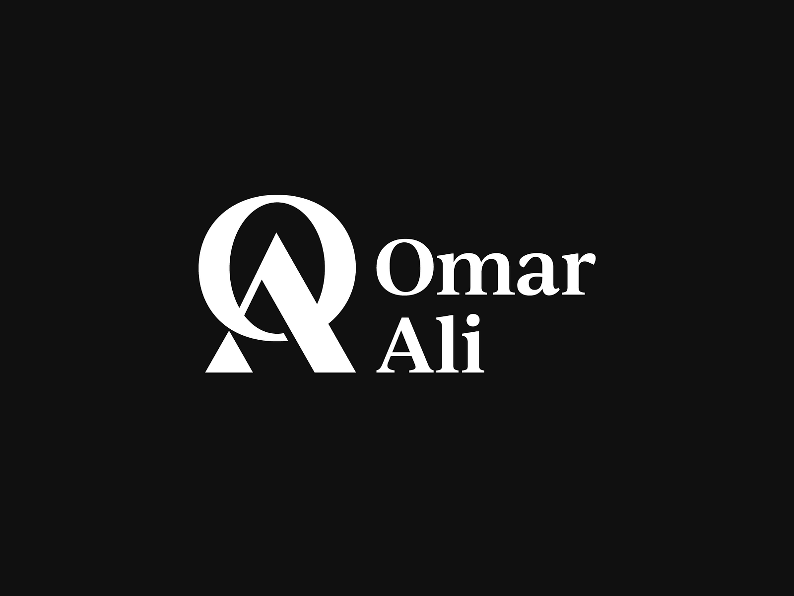 OA / Logo & Brand Identity by Omar Ali on Dribbble