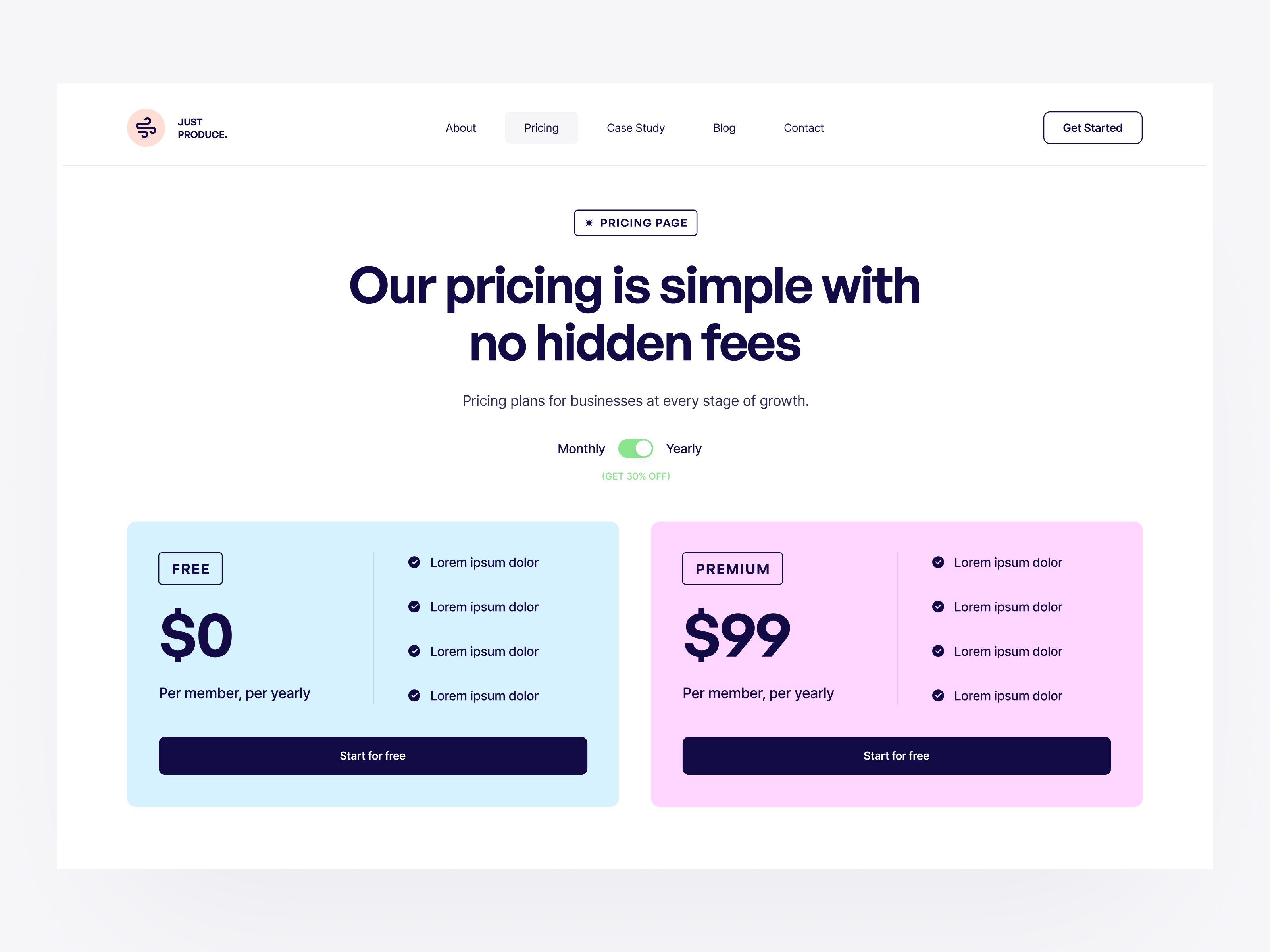 Haze Pricing Page by Erşad Başbağ for Flowbase on Dribbble