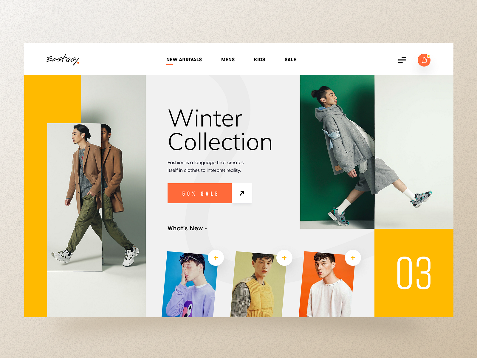 Web Header by Orix Creative on Dribbble Web Header by Orix Creative on Dribbble