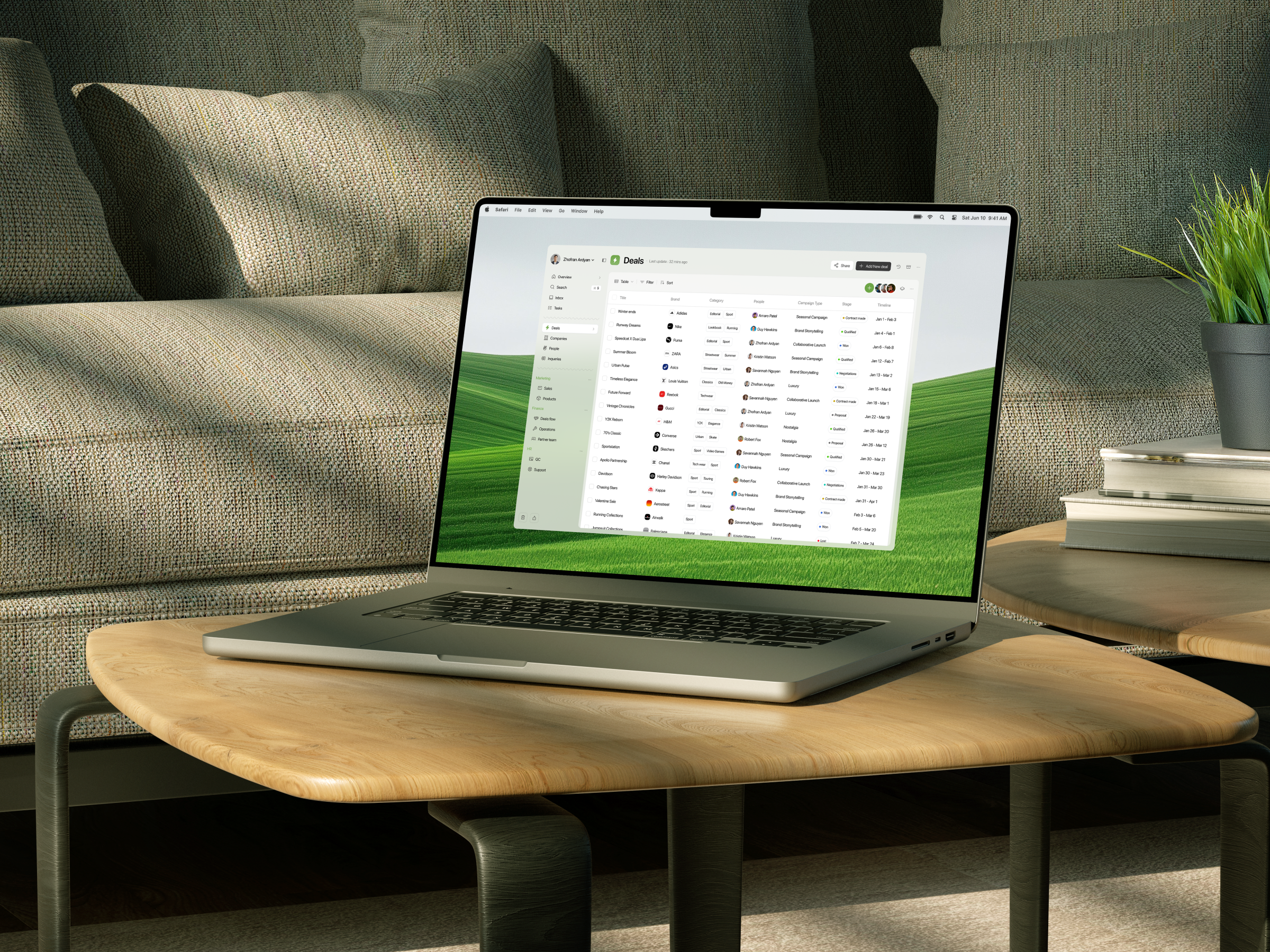 Axis CRM – Modern Deal Management Dashboard UI by Zhofran Ardyan for ...