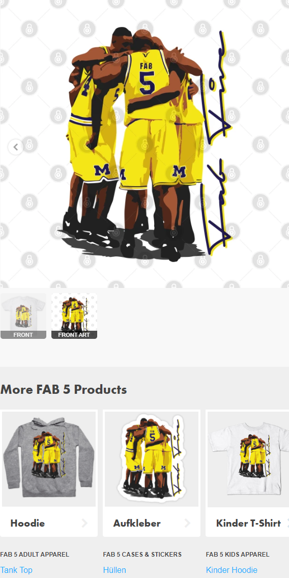 Fab 5 T-Shirt by Artsy Eye on Dribbble