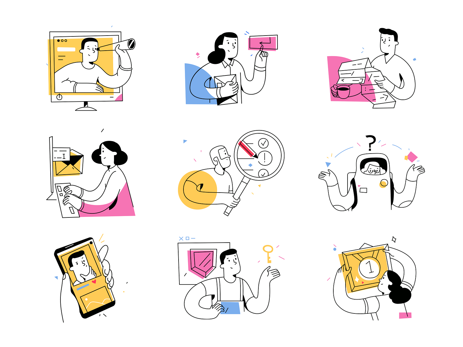 Do it illustrations ️ by Storytale for Craftwork on Dribbble