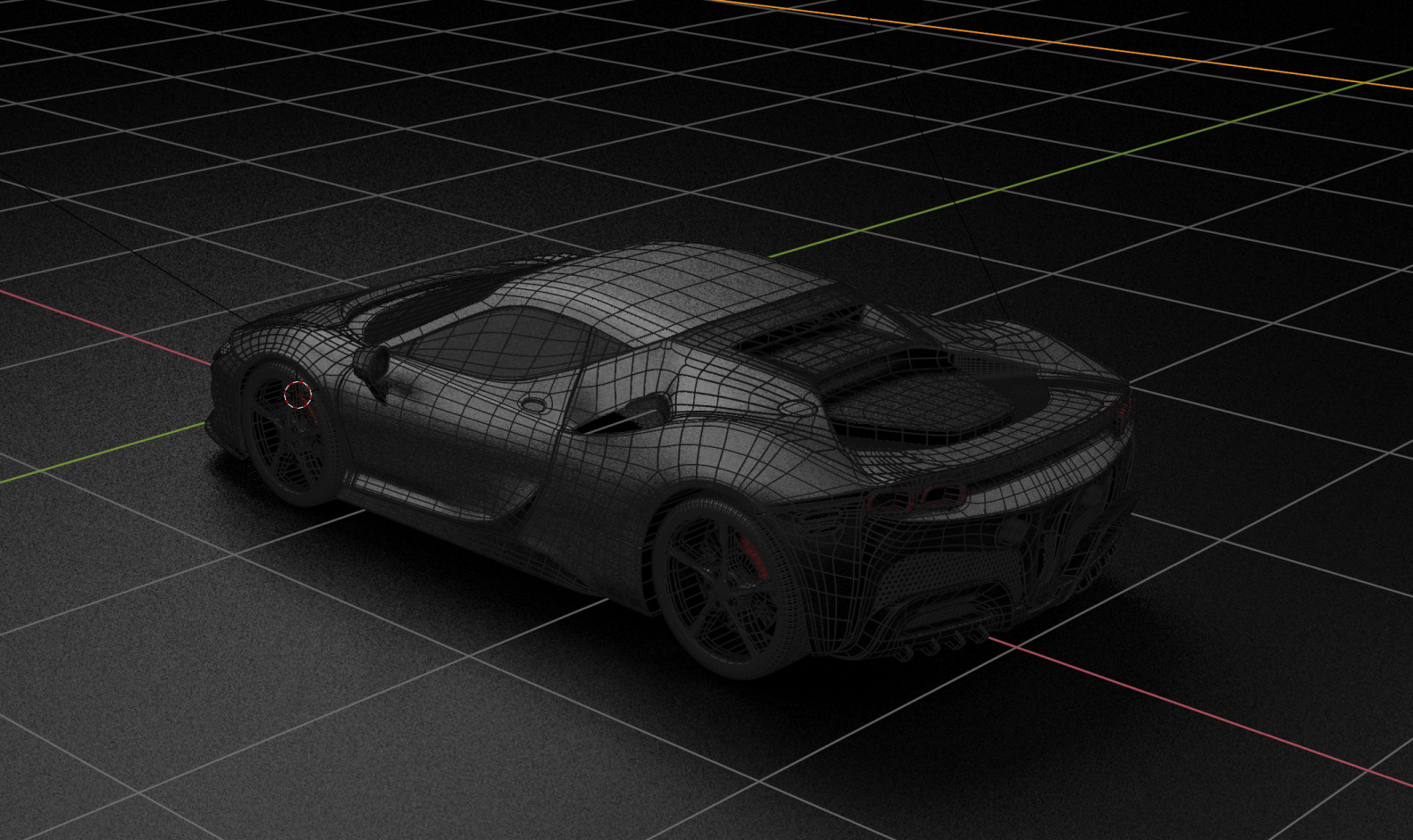 Designing a car in 3d blender ferrari f40 by Sats Evgenii on Dribbble