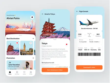 Travel UI designs, themes, templates and downloadable graphic elements ...