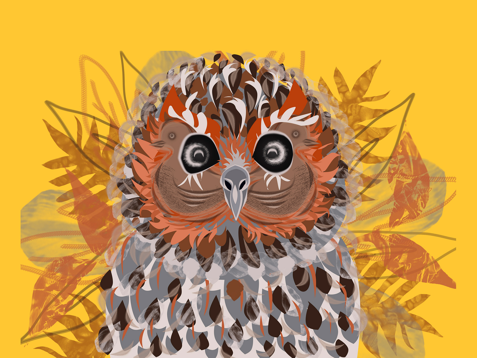 Hot Cocoa Owl by Svitlana Pryskoka on Dribbble