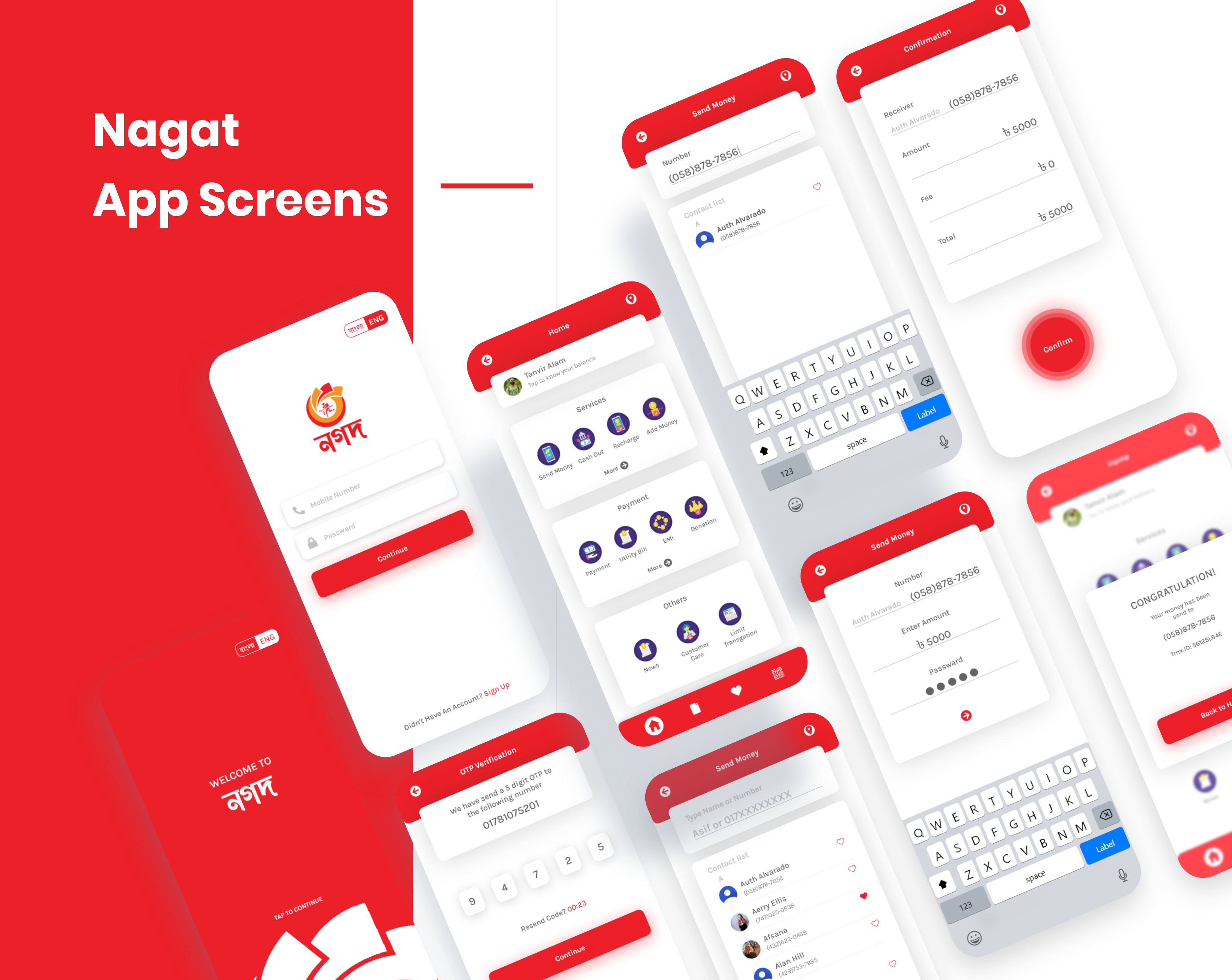 Redesigning Nagat App by Tanvir Alam on Dribbble