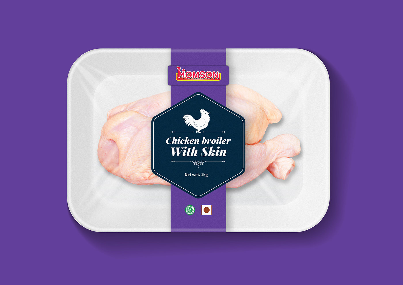 Chicken Tray Label Design | Plastic Tray Container Cover by Tamim khan ...